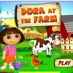 Play Dora Farm Harvest Season game online at Y8