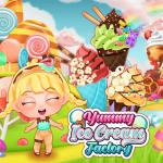 Play Yummy Ice Cream Factory game online at Y8